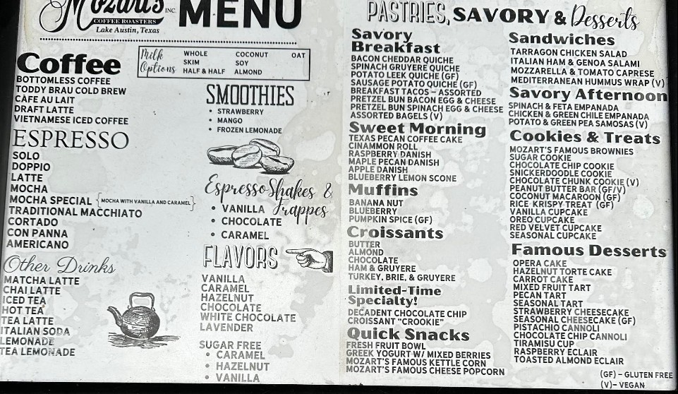 The Oasis On Lake Travis Restaurant Menu | Tex-Mex Dining with Scenic Views